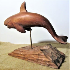Pacific North West Coast 'killer Whale' Red Cedar Carving British ...