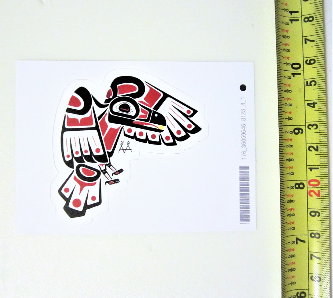 First Nations 'raven' Sticker Decal Pacific North West Coast Native ...