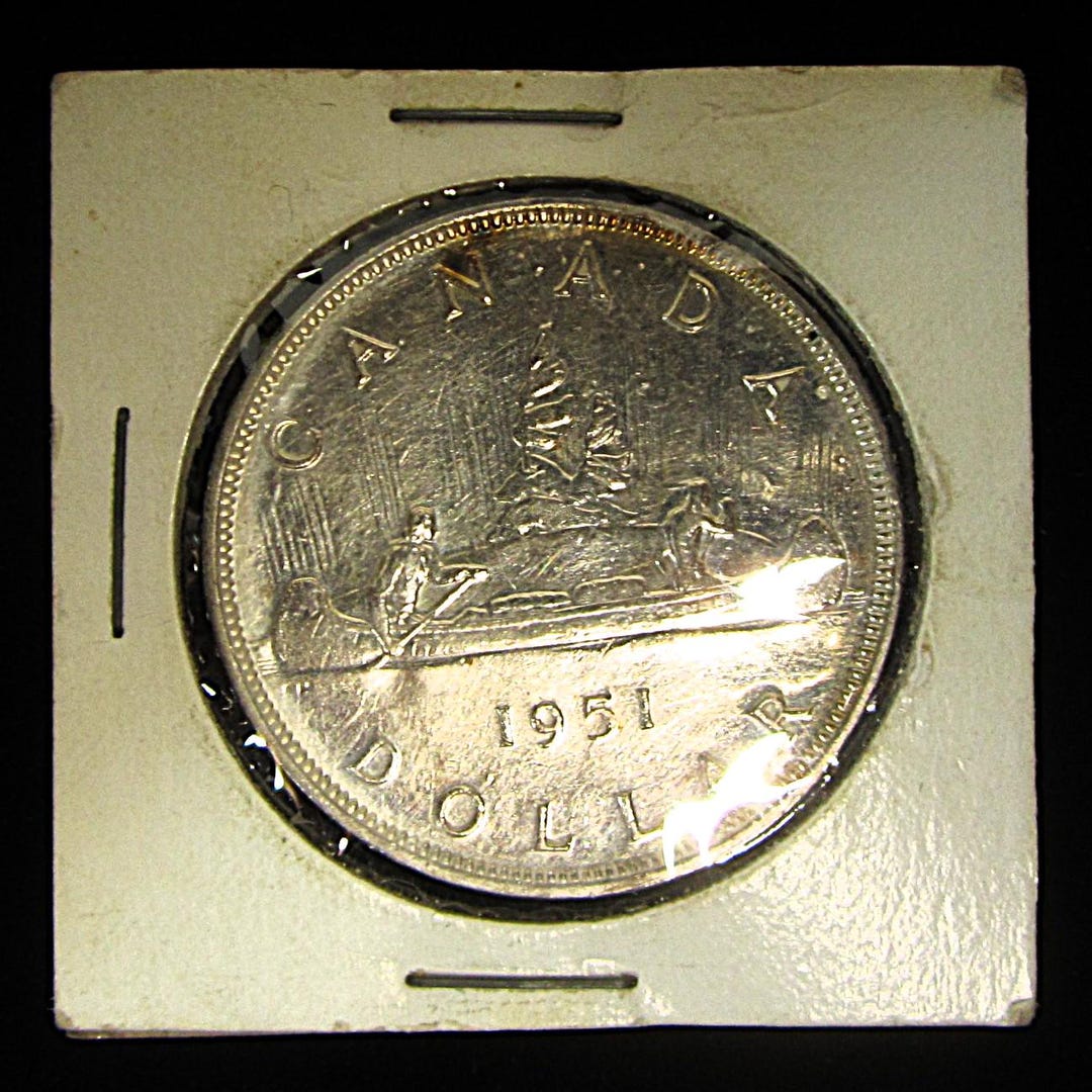 1951 Canadian Canada Arnprior Voyageur One Dollar Silver Coin - Etsy
