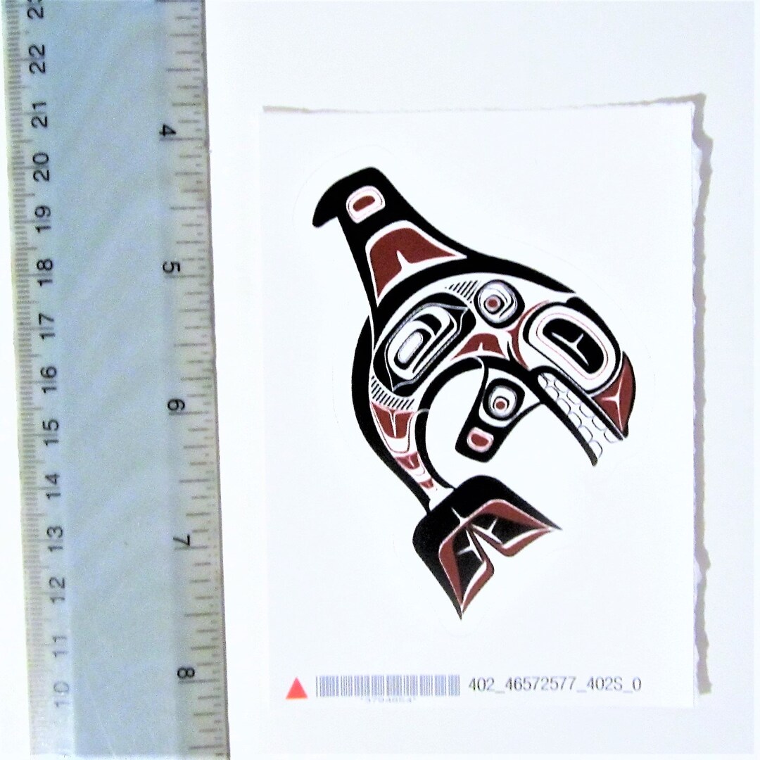 First Nations ''orca'' Sticker Decal Pacific North West Native ...