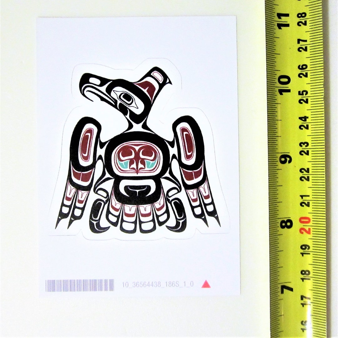 First Nations 'thunderbird' Sticker Decal West Coast Native Indigenous ...