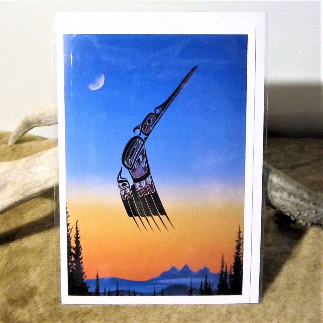 Nuu Chah Nulth Salish First Nation ''hummingbird - Spring Morning ...