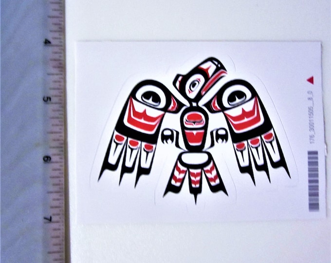 First Nations ''eagle'' Sticker Decal Pacific North West Coast Native ...