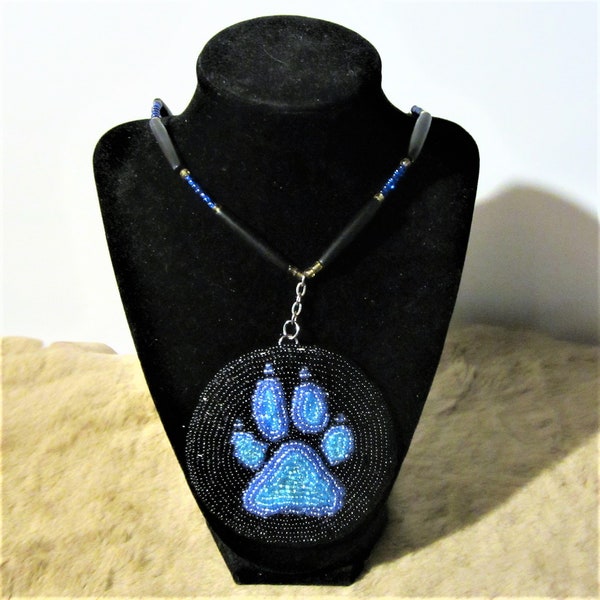 Beaded Wolf Medallions - Etsy