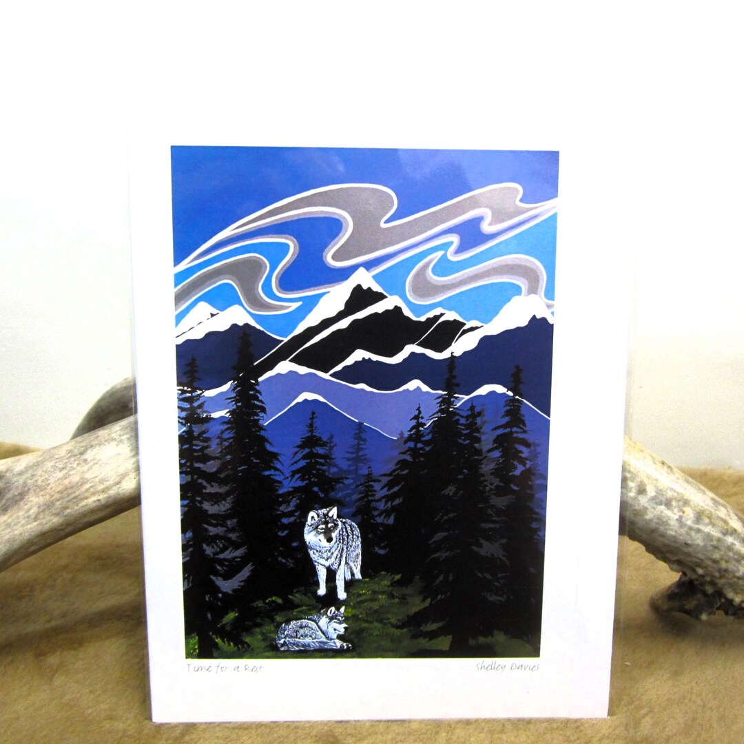 Coast Salish First Nation 'time for A Rest' Pacific North West Native ...