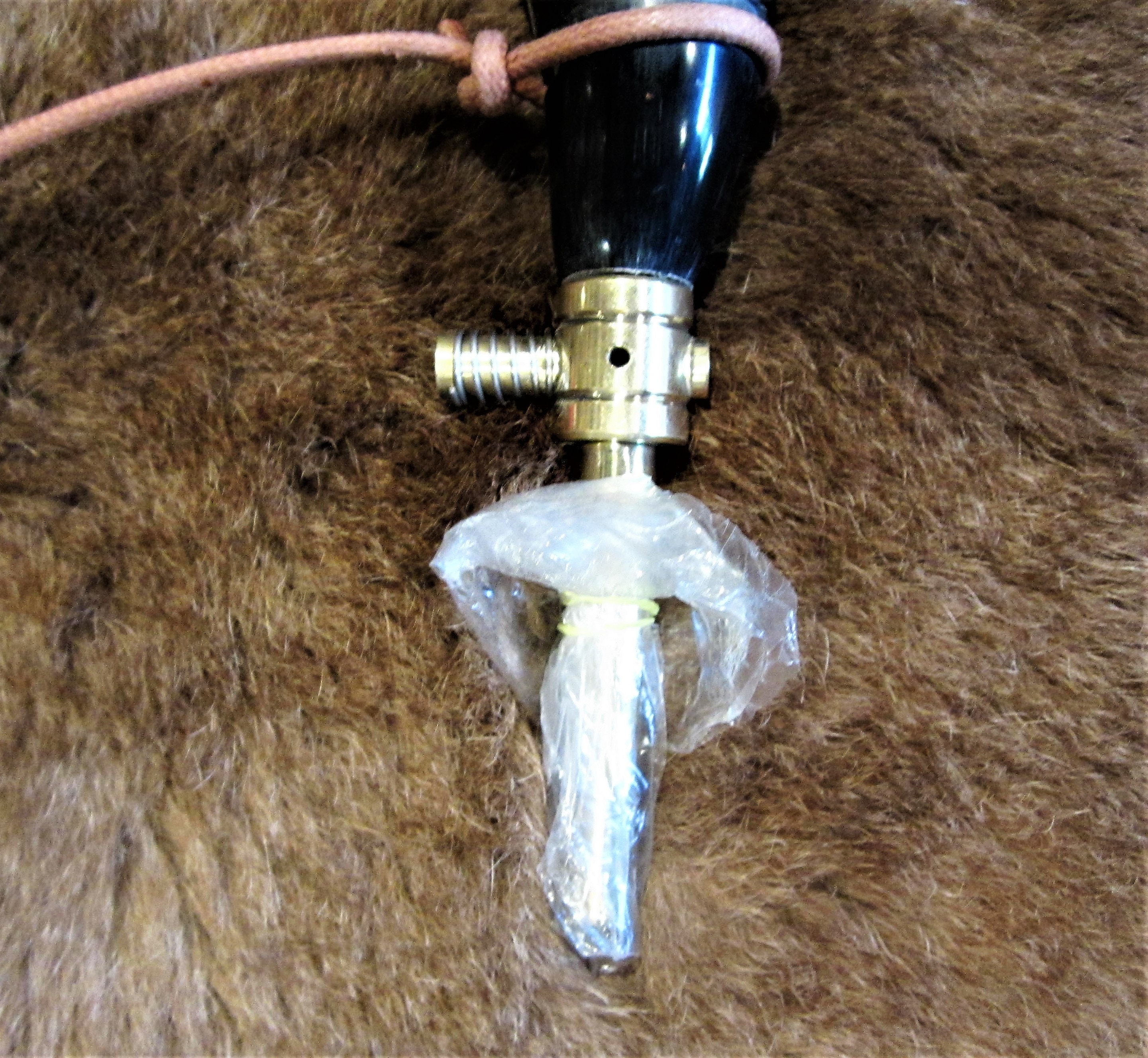 Genuine Pioneer Western Style Regalia Great Plains Bison Buffalo Powder ...