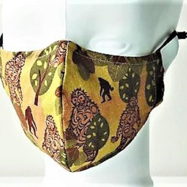 Sasquatch Face Mask - Etsy