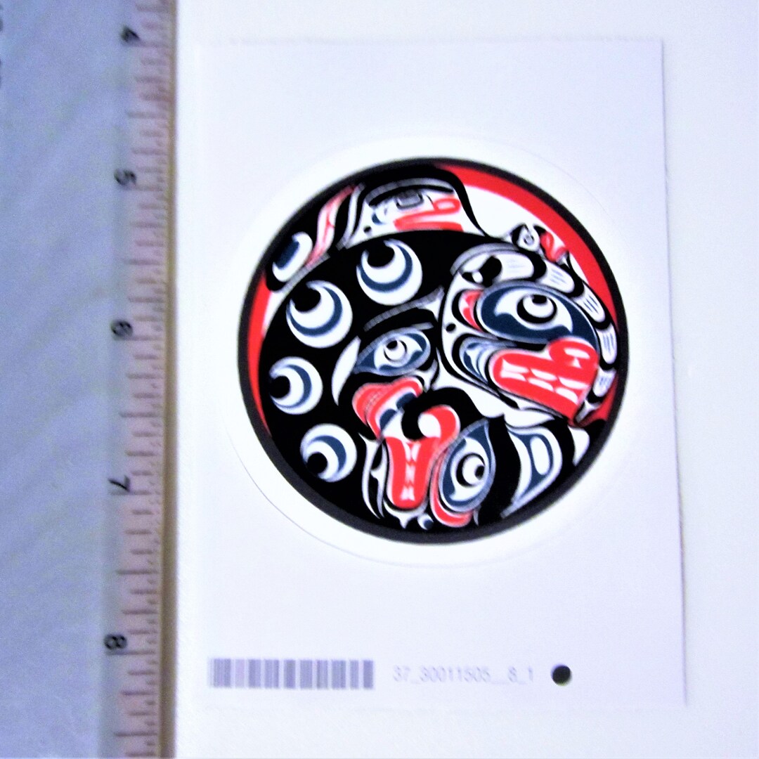 First Nations ''haida Orca'' Sticker Decal Native Westcoast Indigenous ...