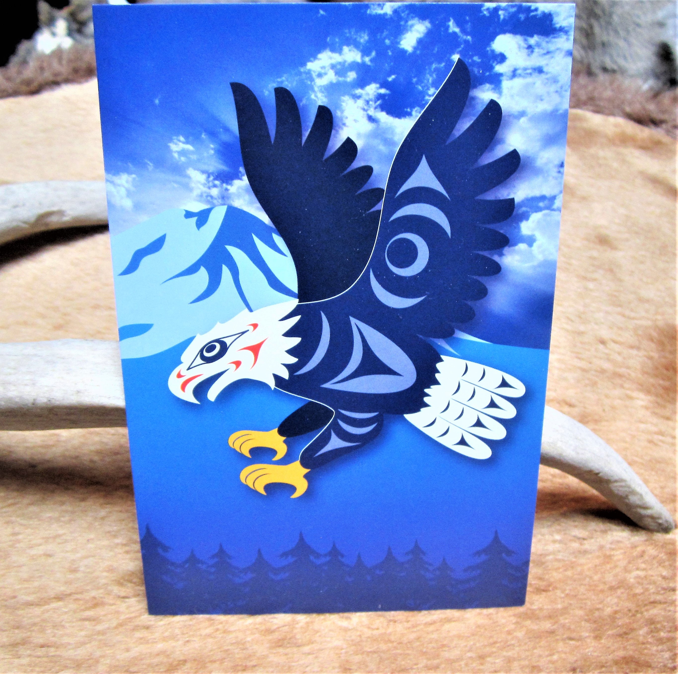 Coast Salish First Nations ''eagle'' Native - Etsy