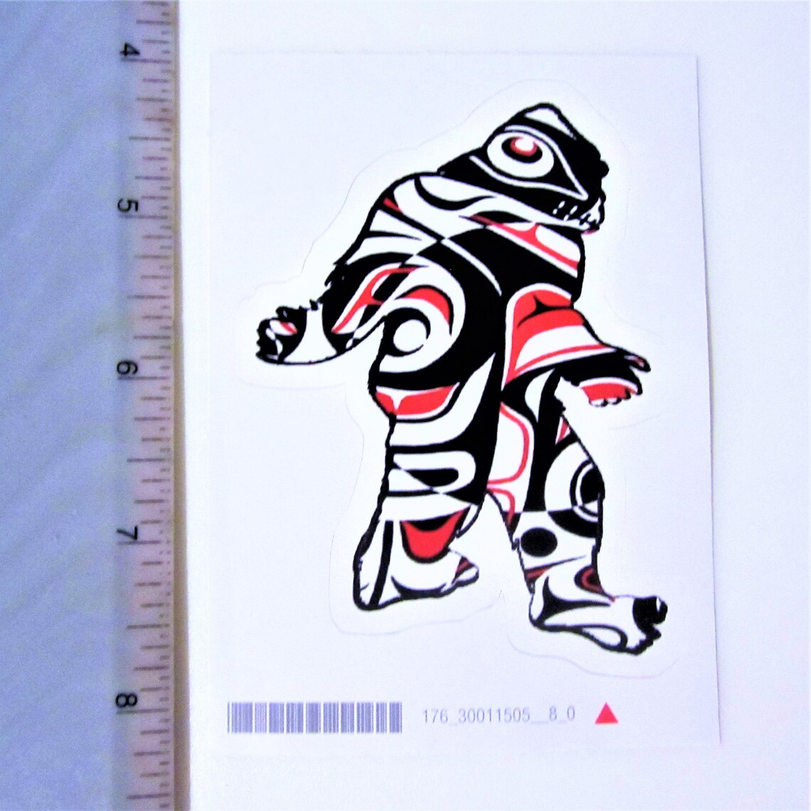 First Nations ''sasquatch'' Sticker Decal - Etsy