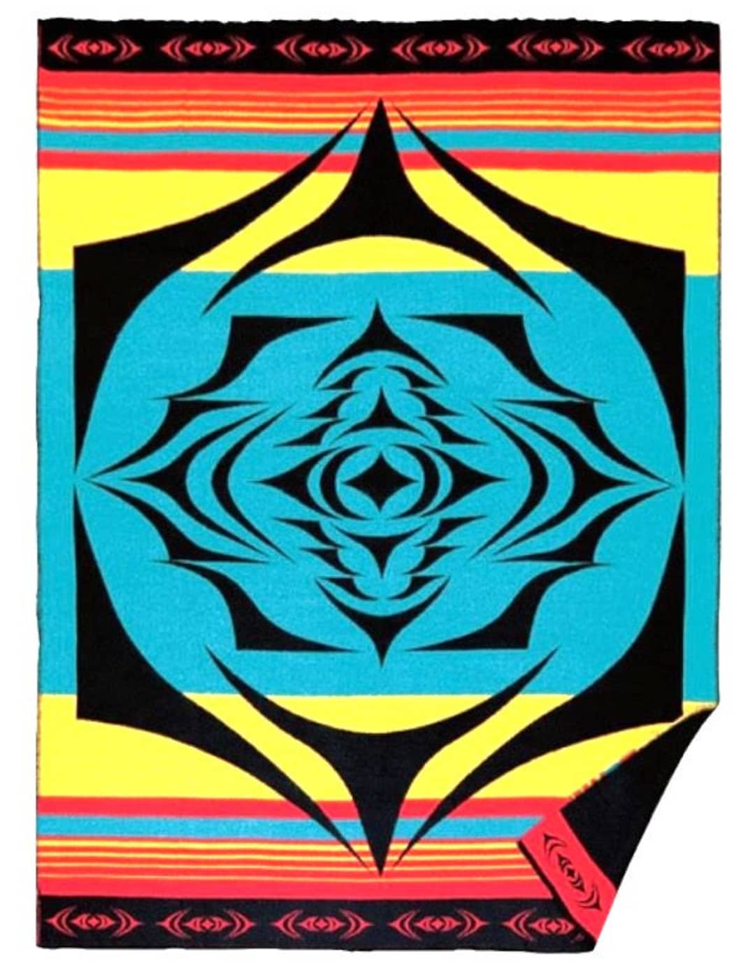Coast Salish First Nations 'salish Sunset' Woven Blanket Pacific North ...