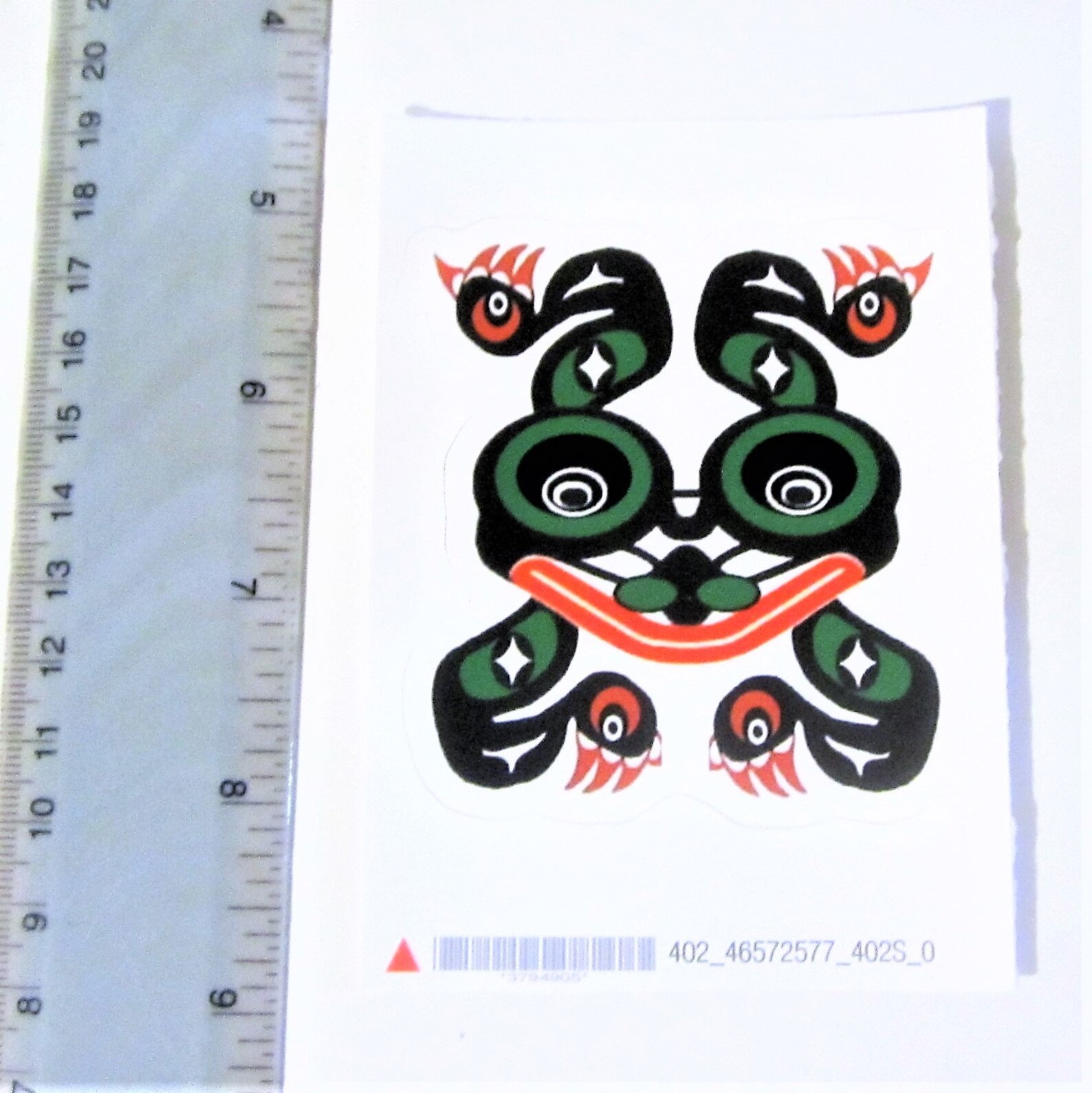 First Nation 'leap Frog' Sticker Decal Pacific North - Etsy