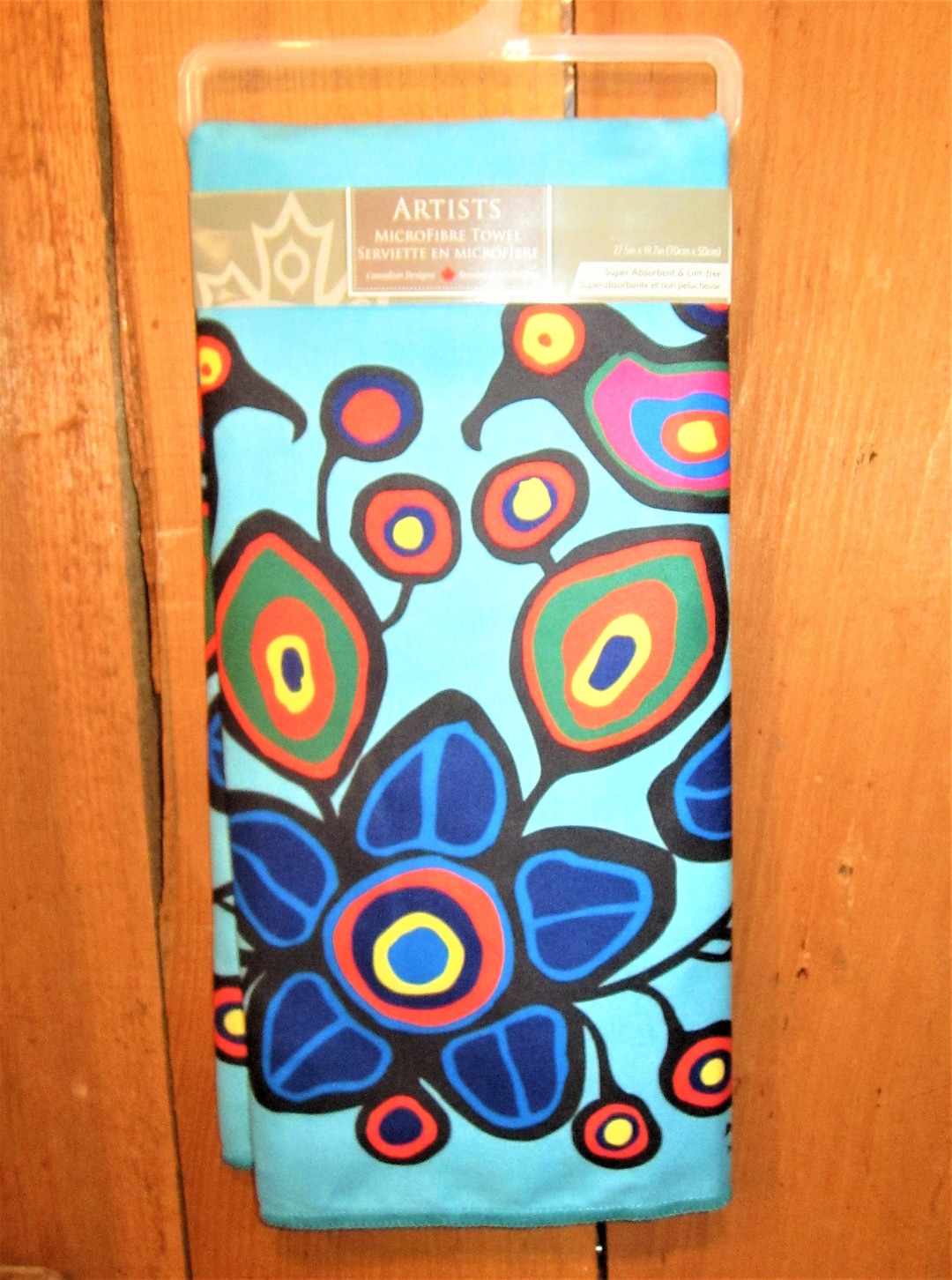 Ojibway First Nation ''flowers & Birds'' Microfiber Towel Eastern ...