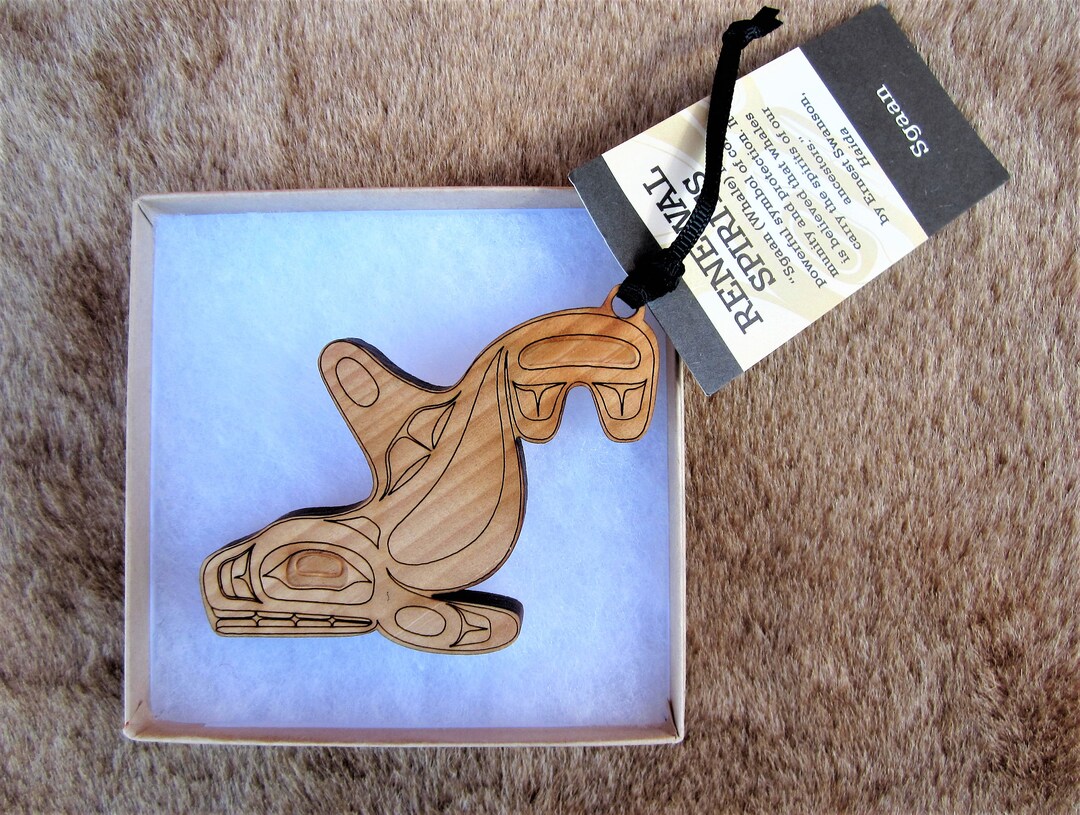 Haida First Nation 'orca' Renewal Spirit Ornament Pacific North West ...