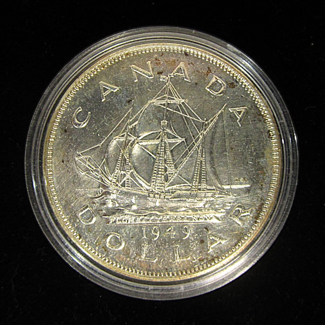 1949 Newfoundland's Admission as A Province of Canada Silver Dollar ...