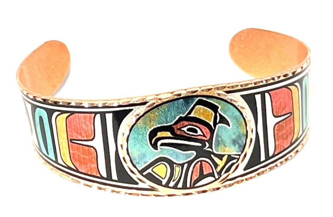 First Nations 'thunderbird' Copper Bracelet Pacific North West Coast ...