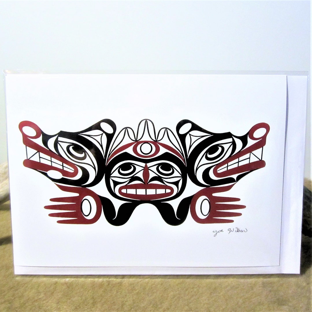 Coast Salish First Nations ''strong Spirit'' Pacific North West Native ...
