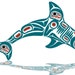 Coast Salish First Nation 'dolphin' Contemporary Pacific North West ...