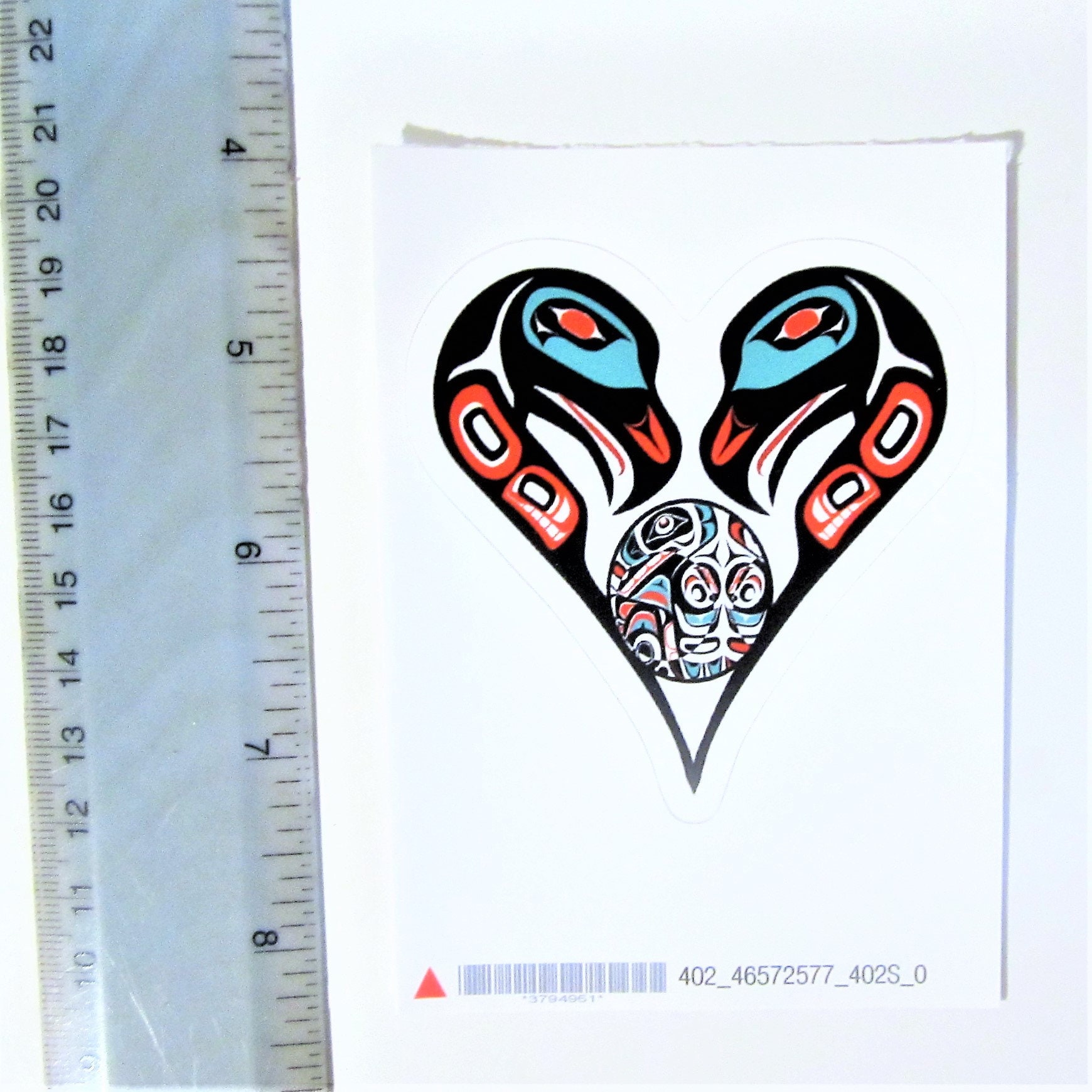 First Nations ''eagle Heart'' Sticker Decal - Etsy Canada