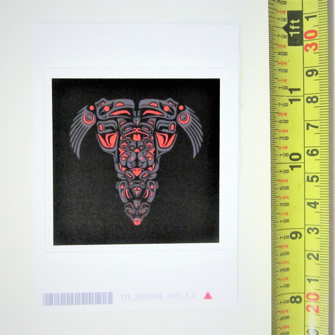 First Nations 'haida Totem' Sticker Decal Pacific North West Coast ...