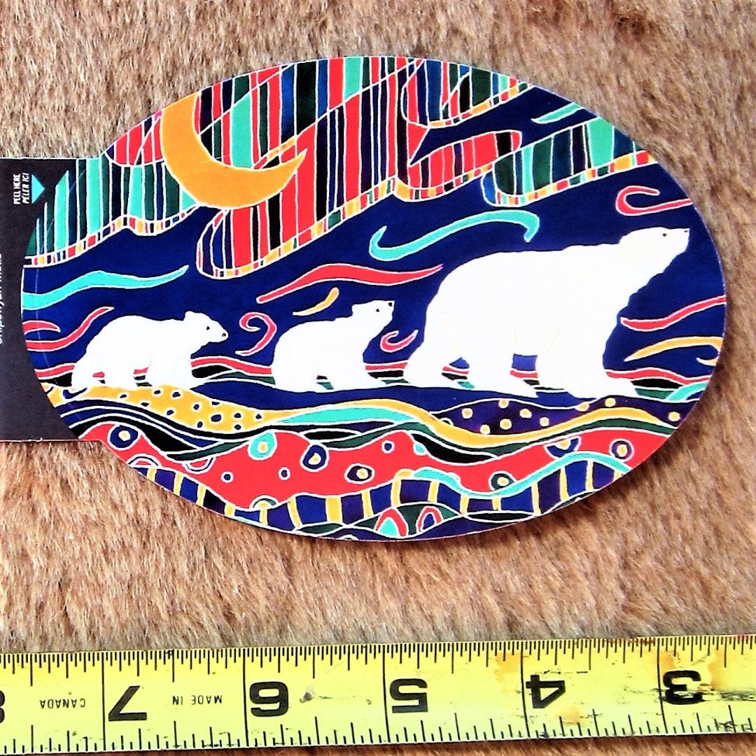 Northern First Nation 'aurora Family' Vinyl Sticker Decal Sub Arctic ...