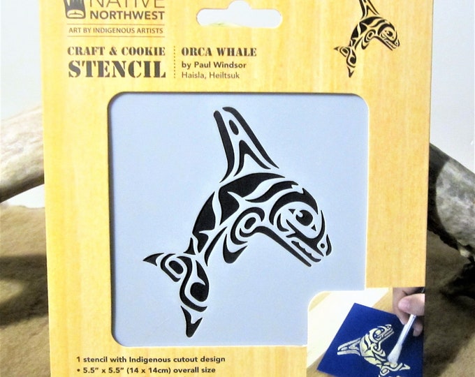 Haida First Nation orca Whale Craft and Cookie Stencil Pacific North ...