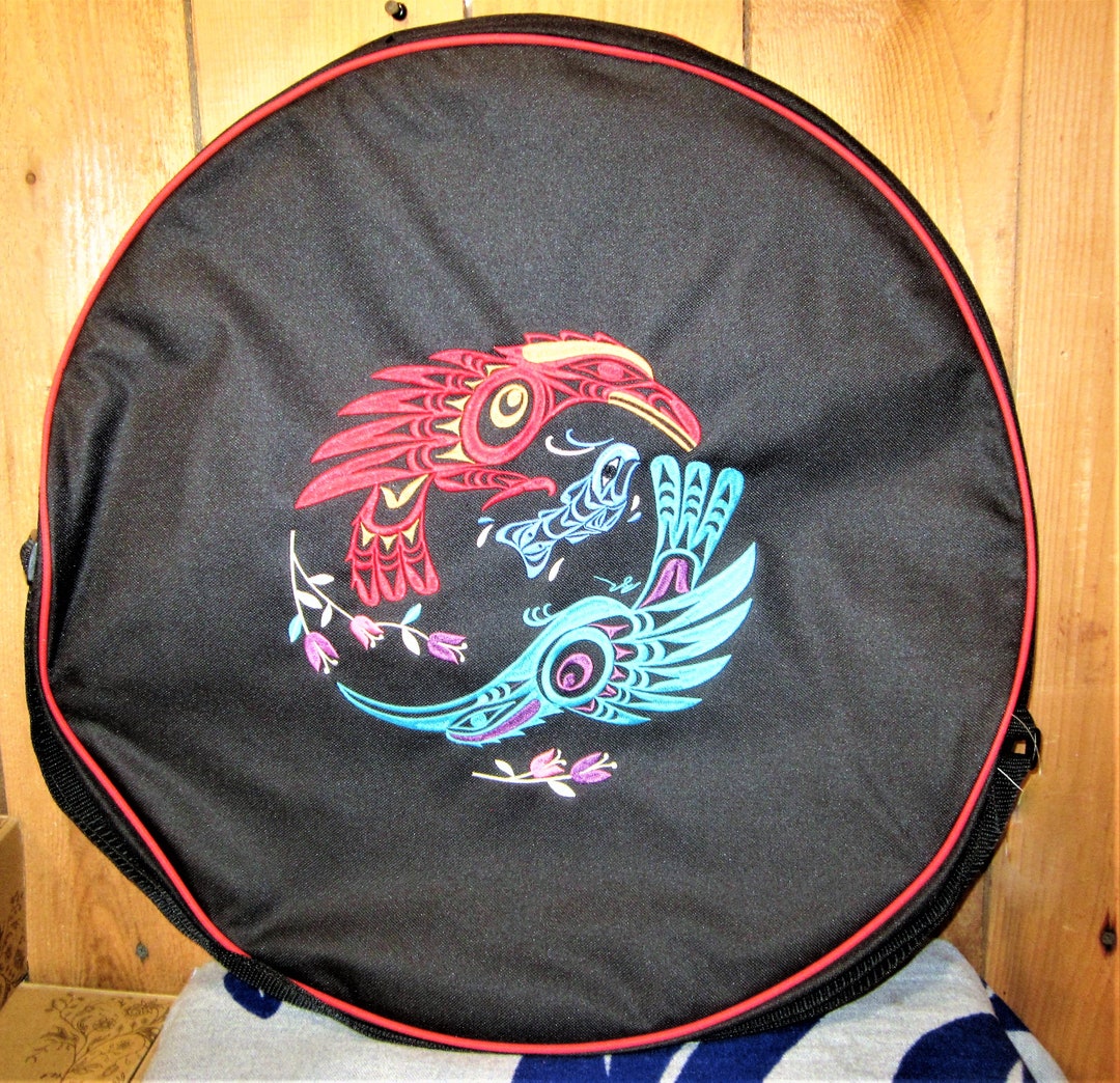 Coast Salish First Nation 'healing Message' Potlatch Powwow Embroidered ...