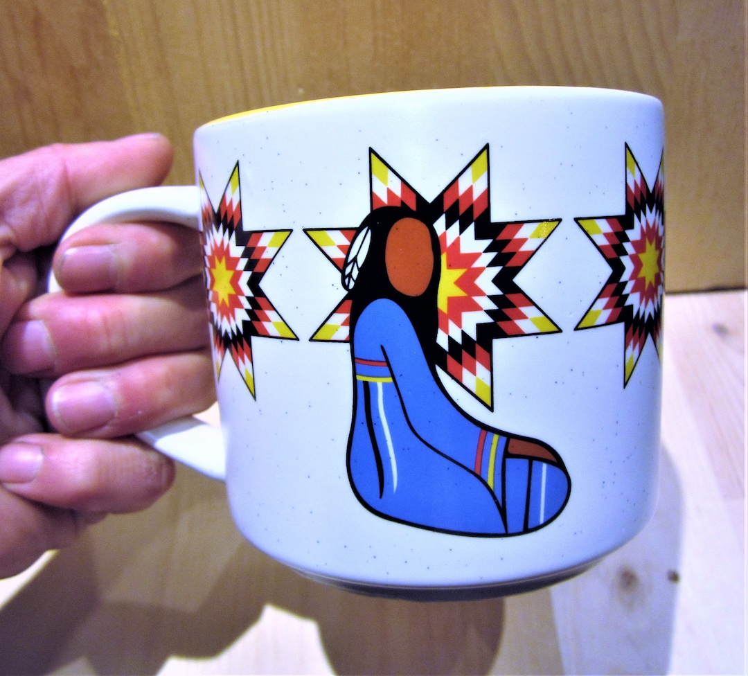 Anishinaabe First Nation 'her Ribbon Dress' Coffee & Tea Mug 16oz ...