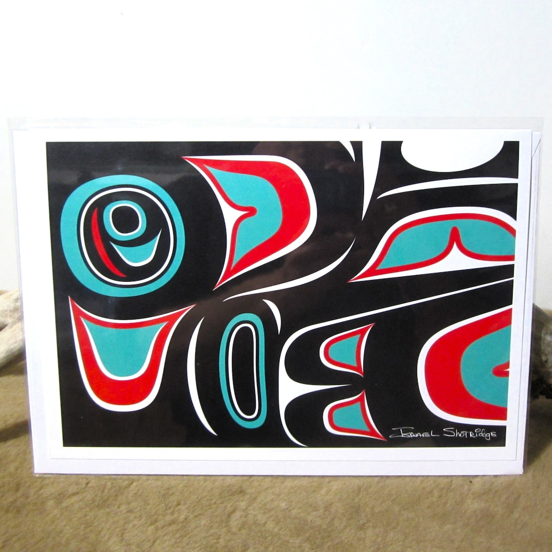 Tlingit Yukon First Nations 'abstract Formline' Pacific North West ...