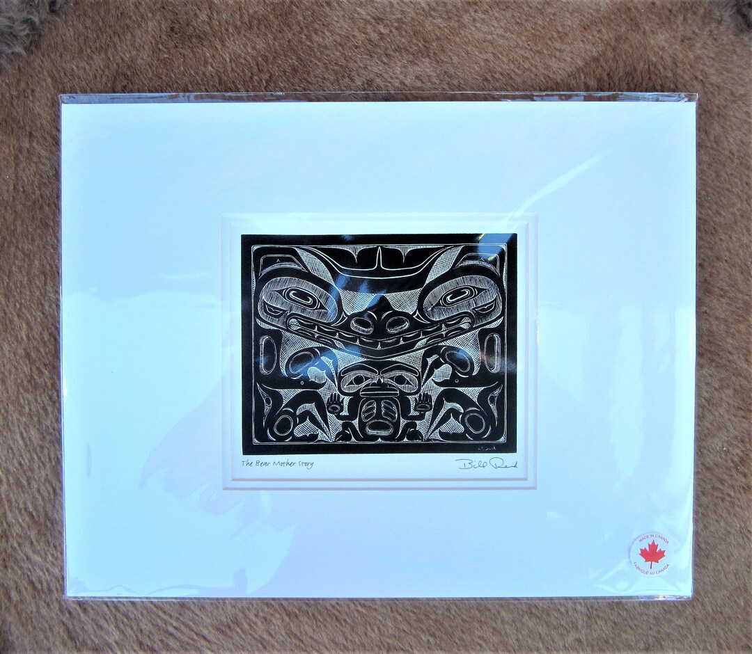 Bill Reid Haida First Nation ''the Bear Mother Story'' Contemporary ...