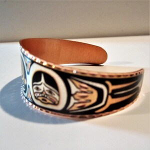 First Nations 'eagle' Copper Bracelet Pacific North West Coast Native ...