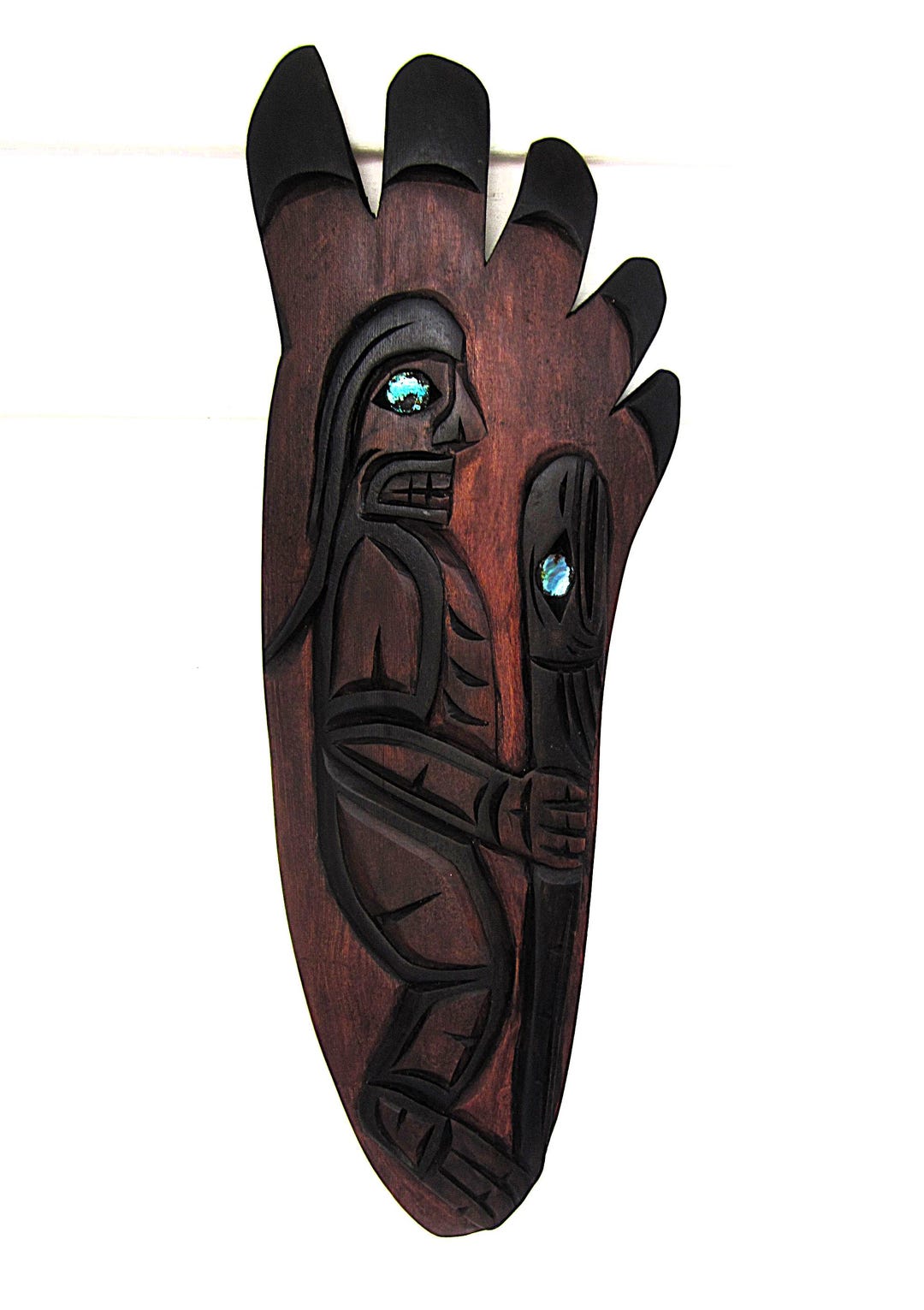 Nuu Chah Nulth First Nation 'bigfoot' Red Cedar Carving Pacific North ...