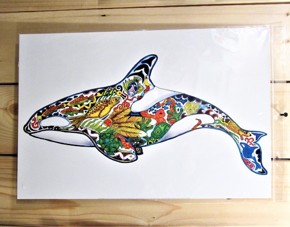 Cherokee First Nation 'granny Orca' Contemporary South - Etsy