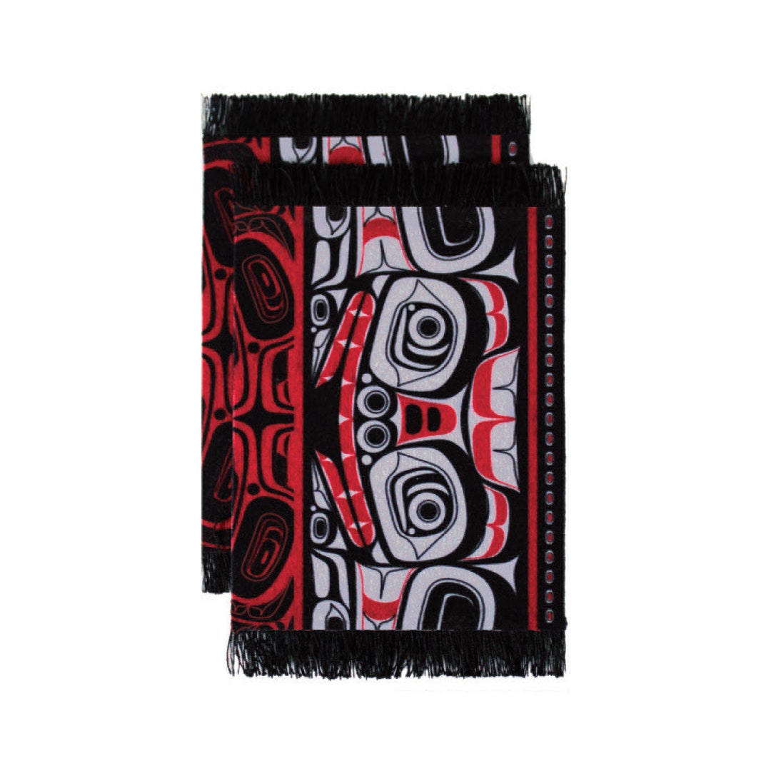 Tsimshian First Nation "matriarch Bear" Blanket Coasters Set of 2 ...