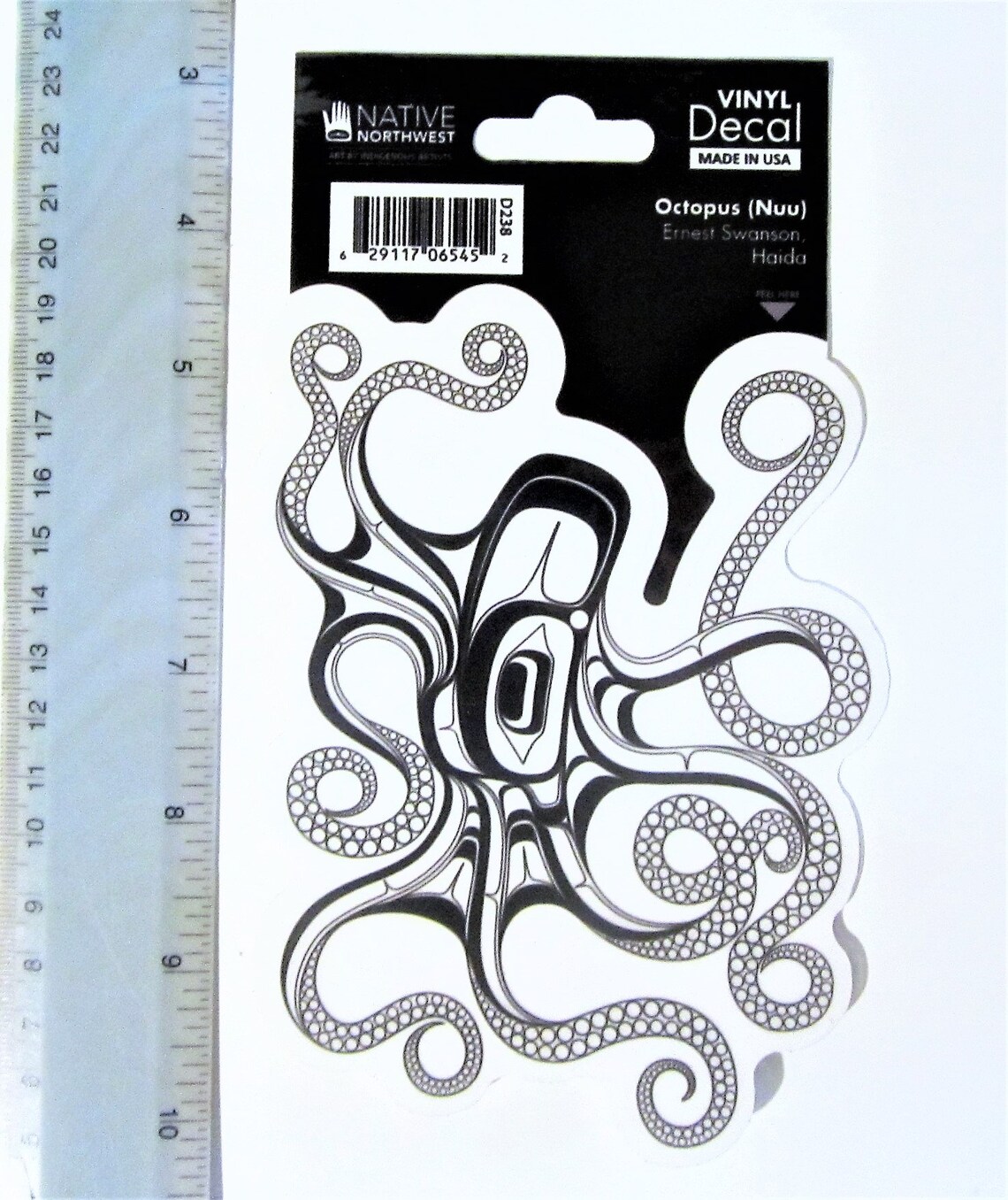 Haida First Nation 'octopus' Vinyl Sticker Decal Pacific North West ...