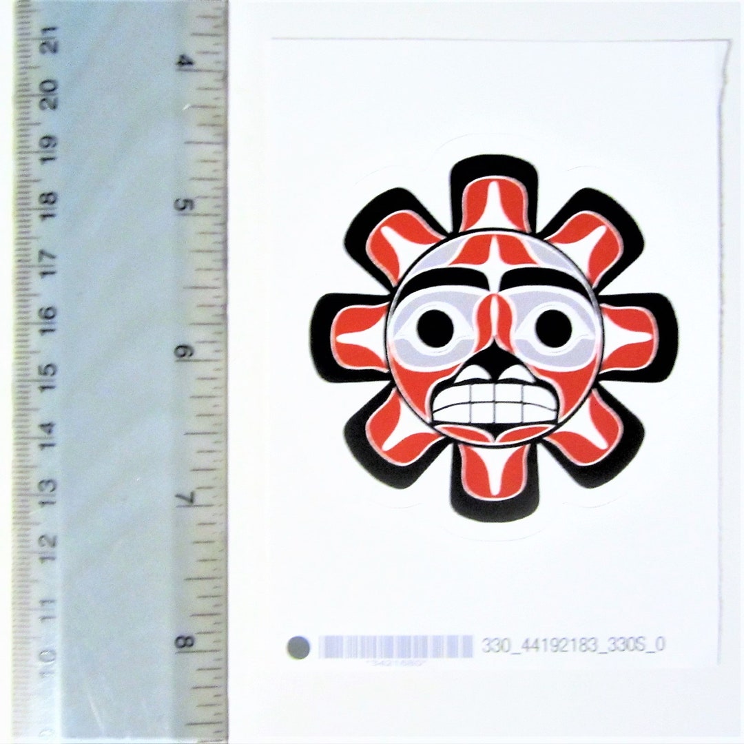 Pacific North West First Nations ''sun'' Sticker Decal Native ...