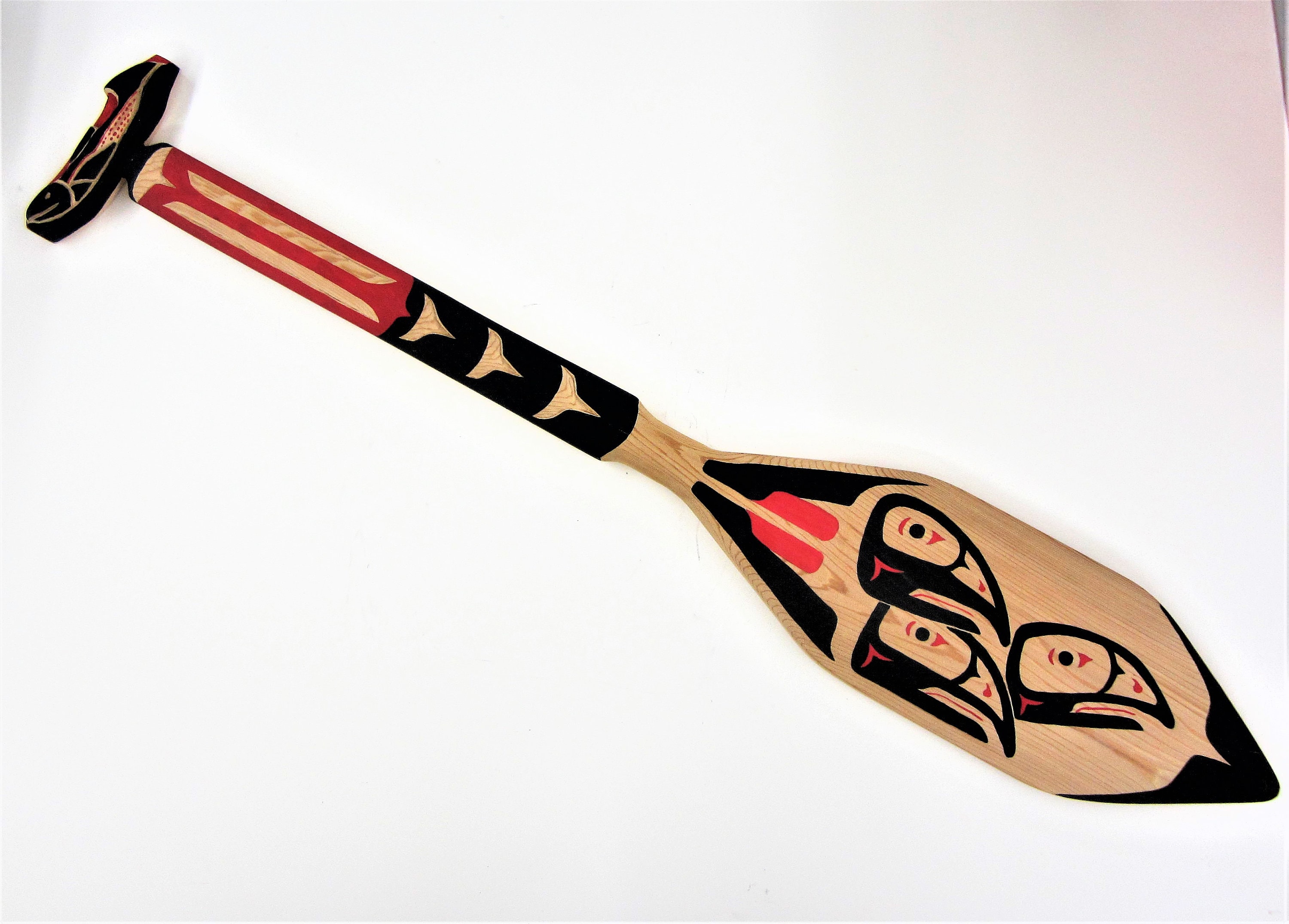 Nuu Chah Nulth First Nation 'eaglet's' Carved Paddle Pacific North West ...