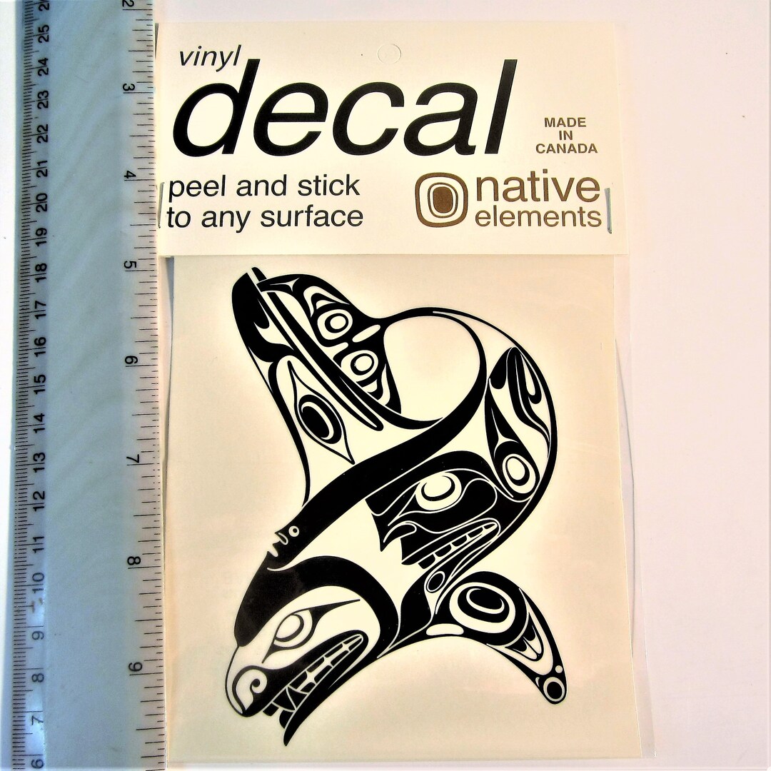 Haida First Nation 'killer Whale' Vinyl Sticker Decal Pacific North ...