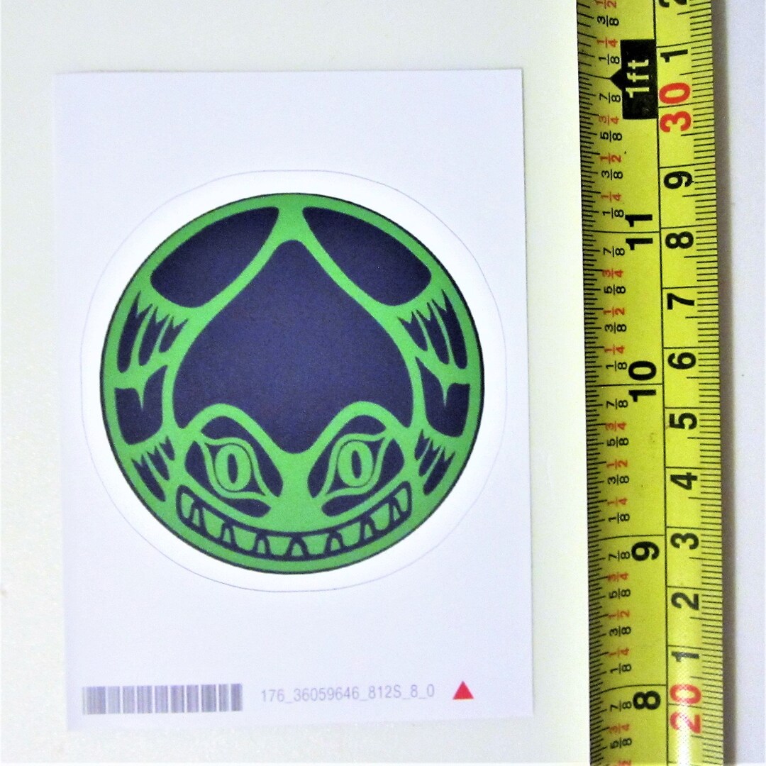 First Nations 'frog Spirit' Sticker Decal West Coast Native Indigenous ...