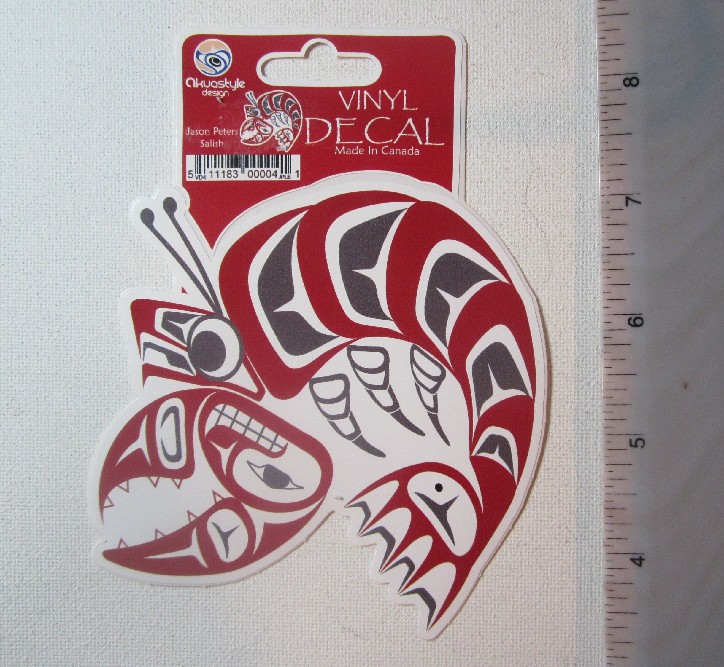 Salish First Nation 'prawn' Sticker Decal Pacific - Etsy Canada