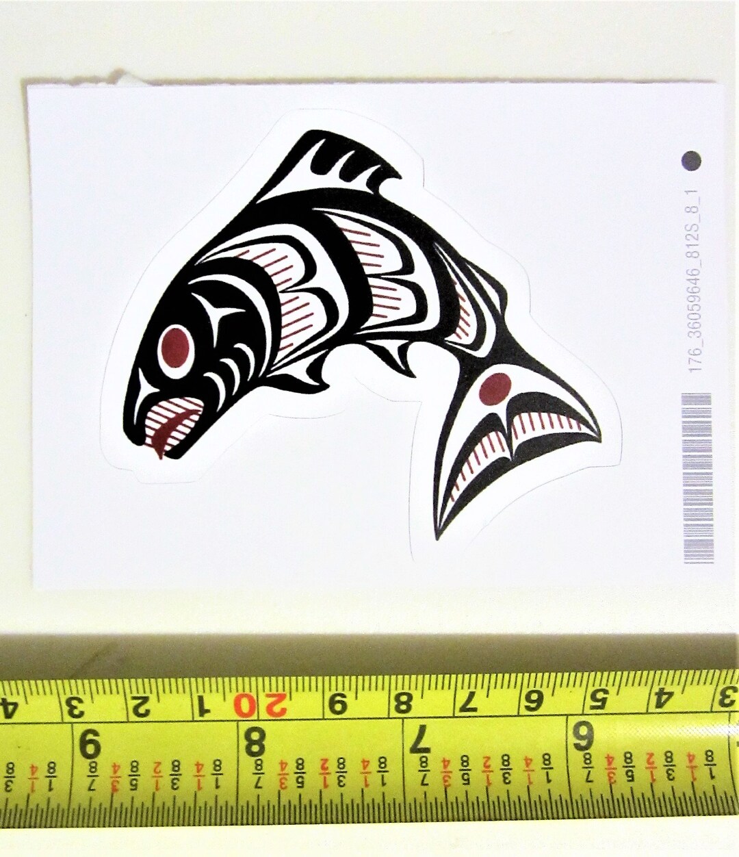 First Nations ''salmon'' Sticker Decal West Coast Native Indigenous Art ...