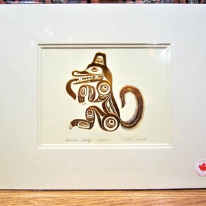 Haida First Nation ''Frog & Dragonfly'' Contemporary Native Indigenous ...