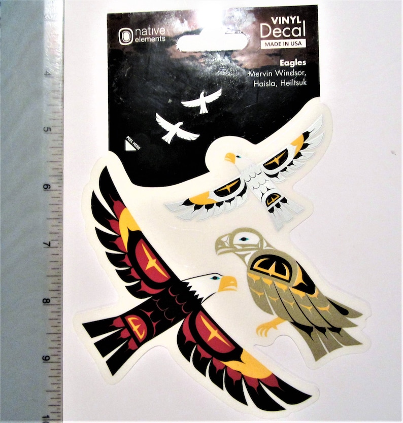 Haisla First Nation 'eagles' Vinyl Sticker Decal Pacific North West ...