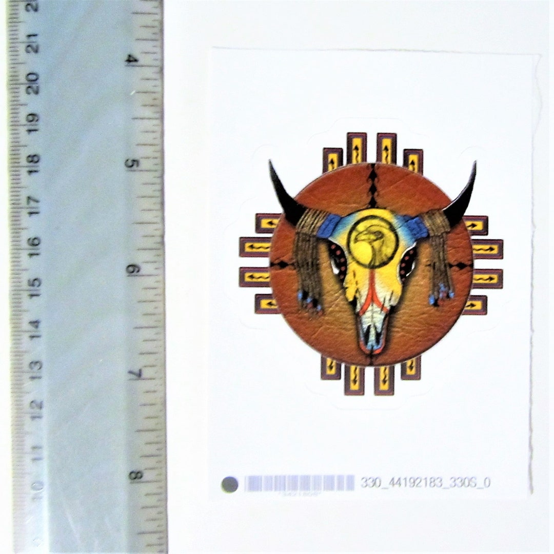 First Nations 'spirit of the Buffalo Sun' Sticker Decal Native ...