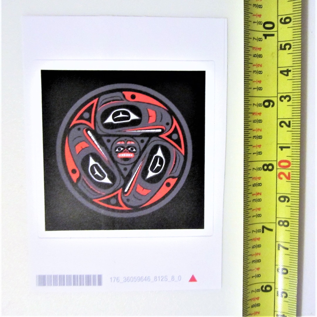 First Nations 'haida Hawk' Sticker Decal Pacific North West Coast ...