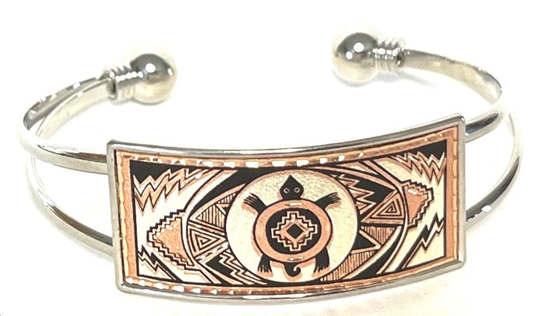 First Nations 'turtle' Copper Bracelet Arctic Pacific North West Coast ...