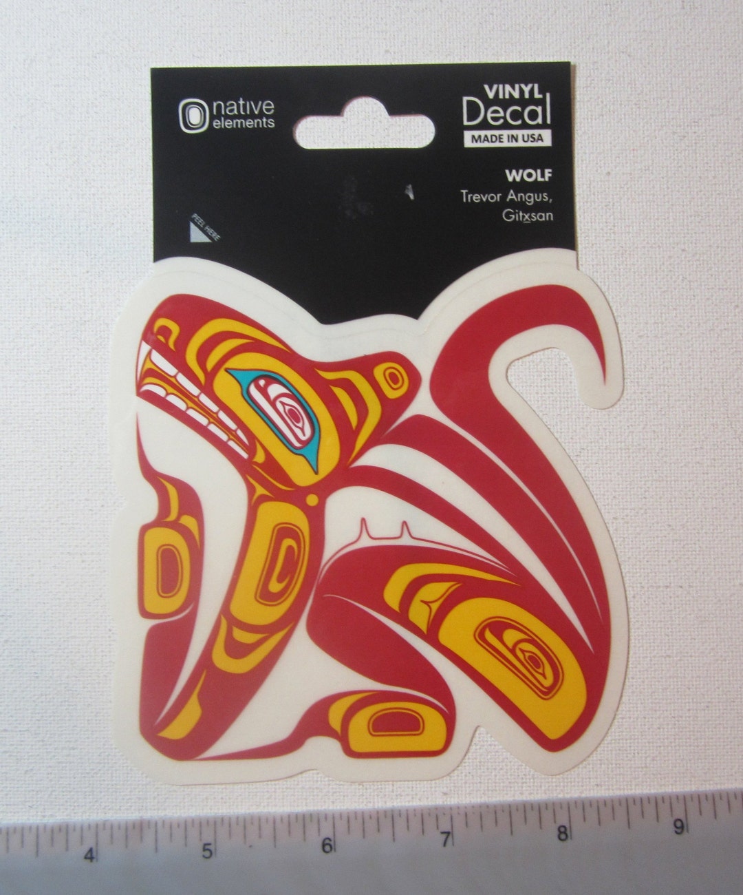 Gitxsan First Nation 'wolf' Vinyl Sticker Decal Pacific North West ...