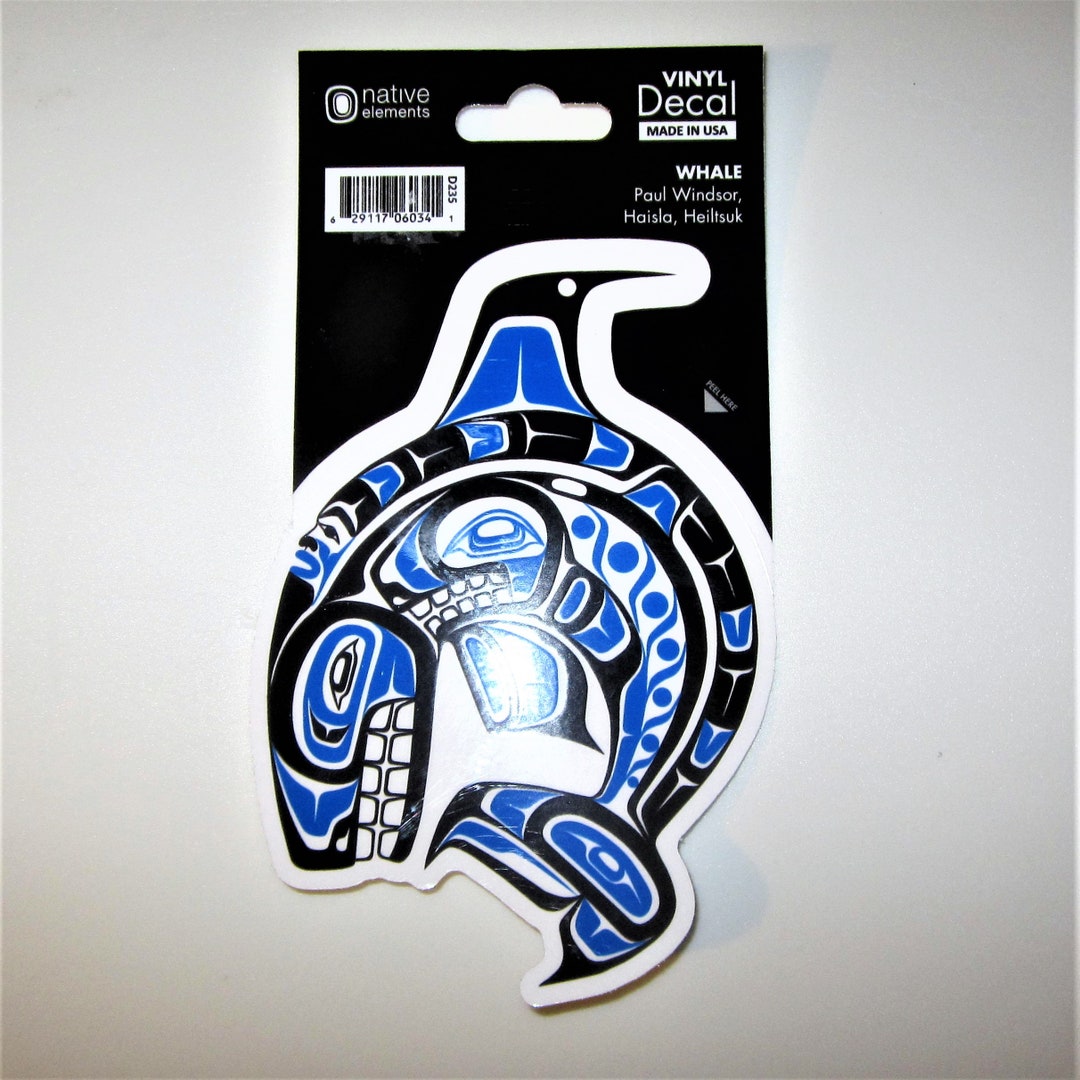 Haisla First Nation ''whale'' Sticker Vinyl Decal Pacific North West ...