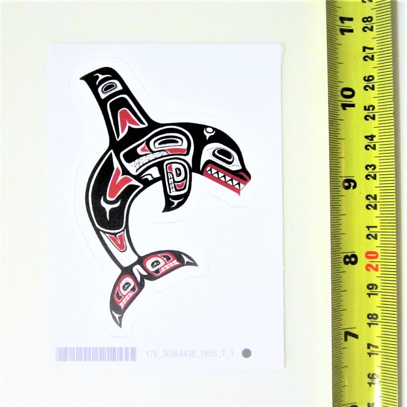 First Nations ''killer Whale'' Sticker Decal - Etsy