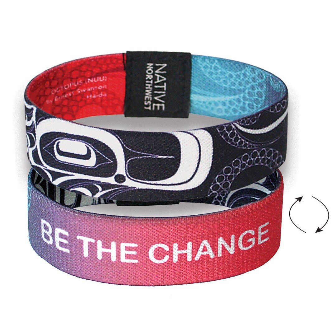 Haida First Nation 'octopus' Inspirational Wristbands Pacific North ...